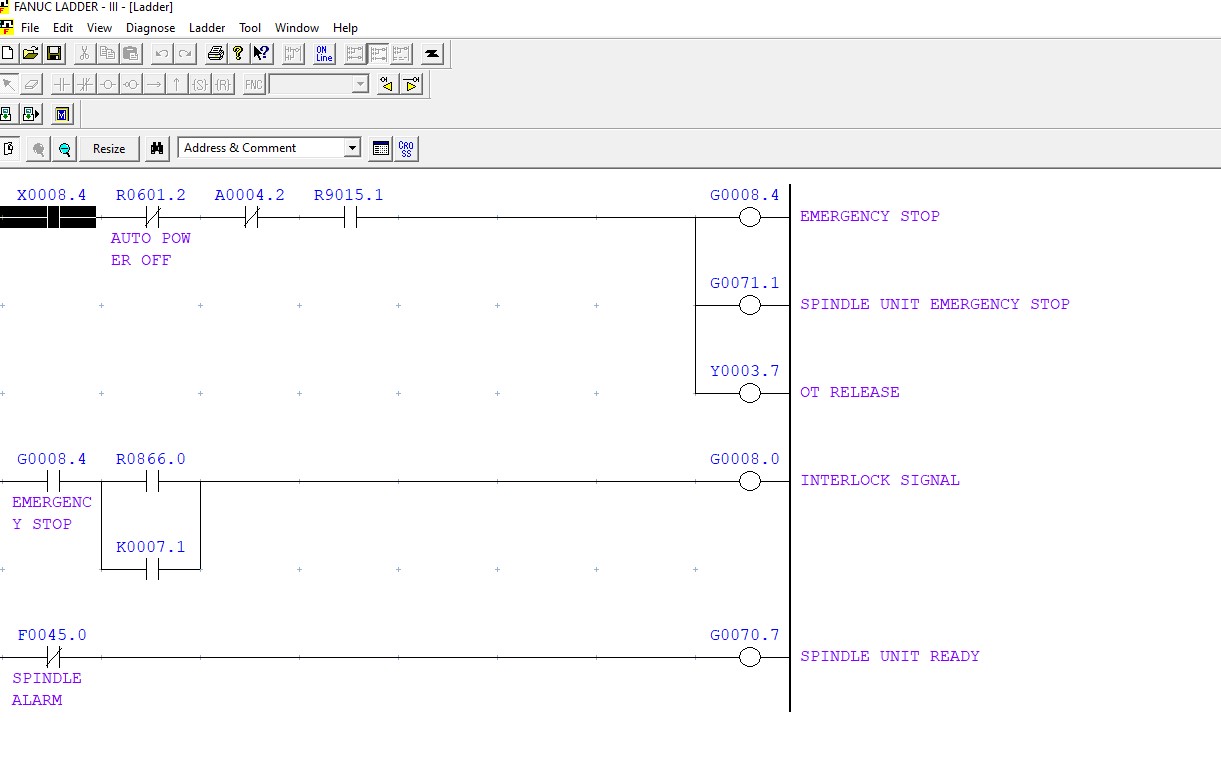 DỊCH VỤ MỞ PASS CHƯƠNG TRÌNH PMC LADDER FANUC